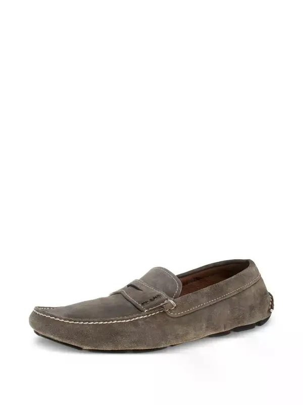 Prada Suede Loafers - Green