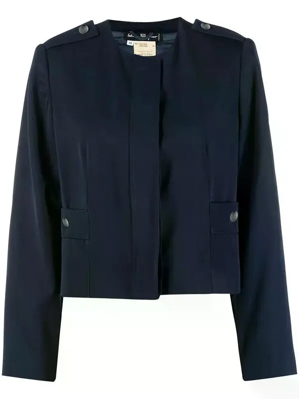 FERRAGAMO 1970s Single-breasted Cropped Jacket