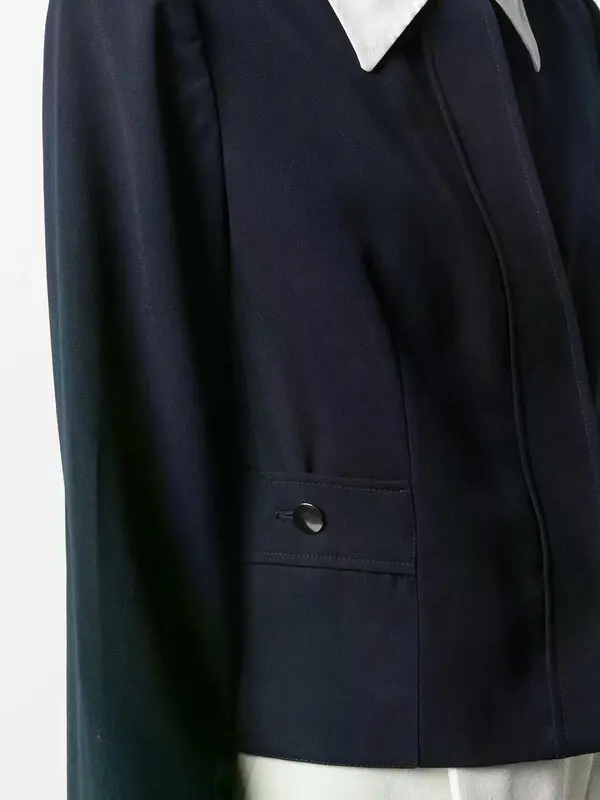 FERRAGAMO 1970s Single-breasted Cropped Jacket