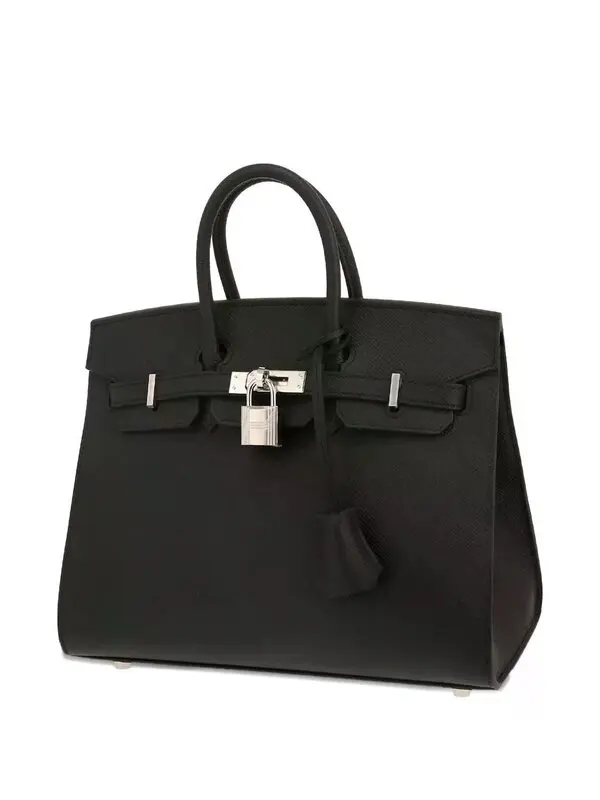 Hermès Birkin 25 Leather Handbag - Black