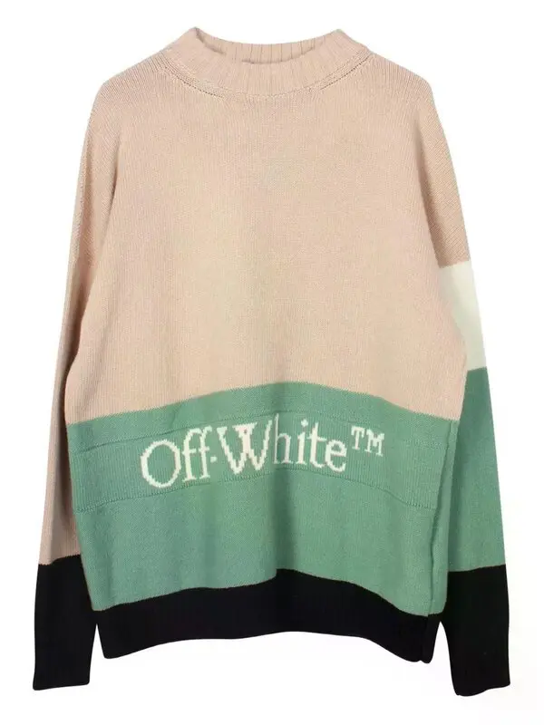 Off-White Colour-block Wool Sweater