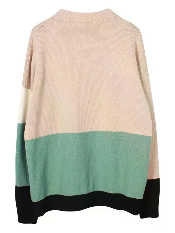 Off-White Colour-block Wool Sweater