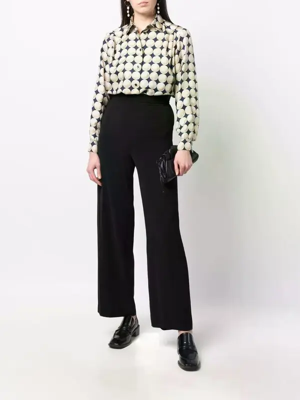 Hermès 1996 Golf Ball Print Silk Shirt