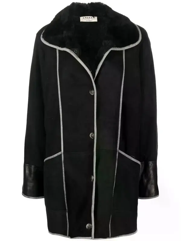 A.N.G.E.L.O. VINTAGE CULT 1980s Single-breasted Shearling Coat