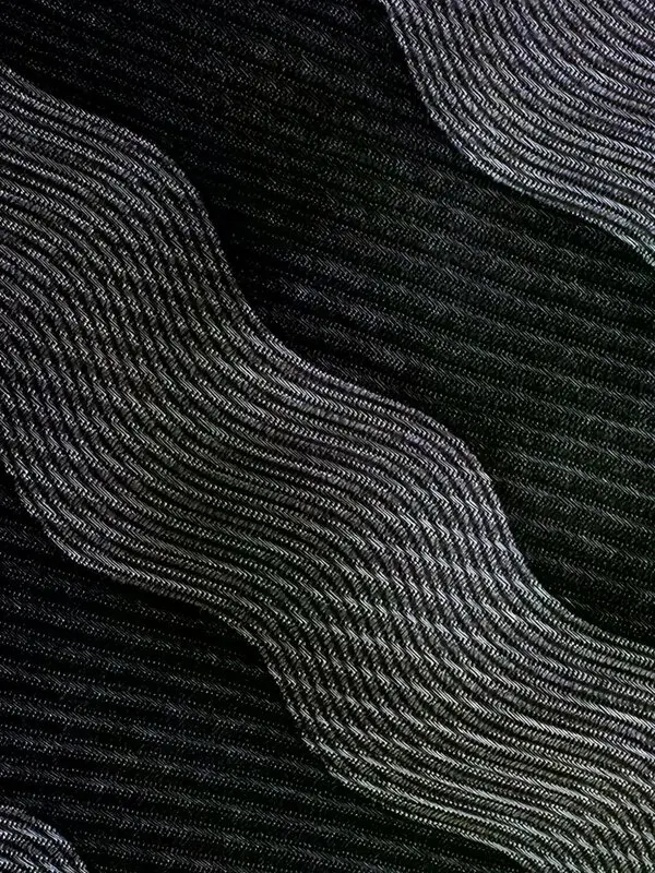 Giorgio Armani Wave-pattern Silk Tie