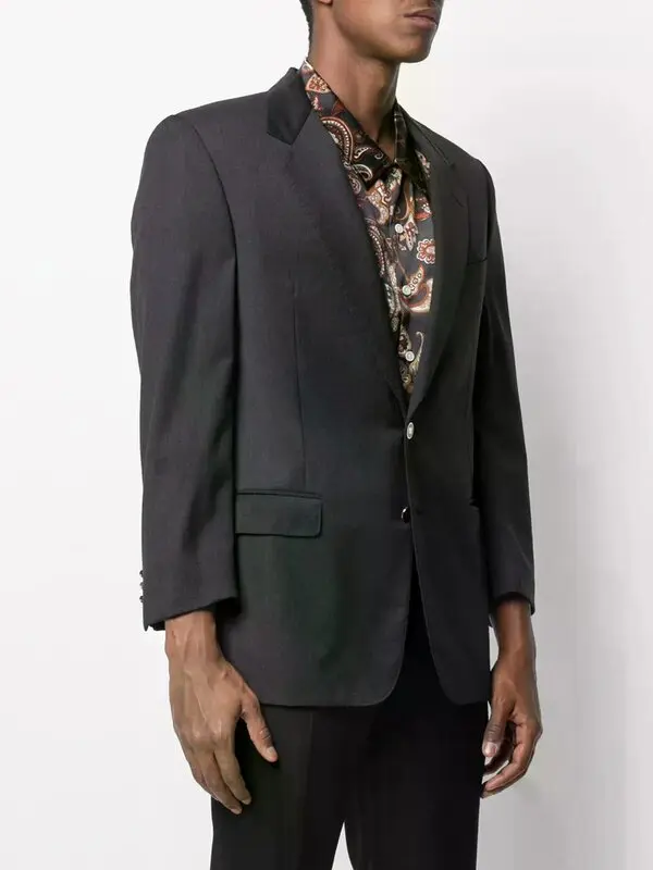 Pierre Cardin 1990s Contrasting Lapel Blazer