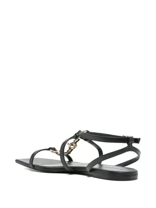 LANVIN Chain Link Detail Sandals