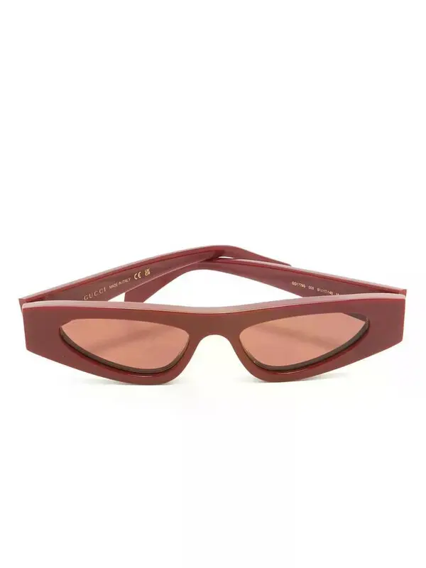 Gucci Cat Eye-frame Sunglasses - Red