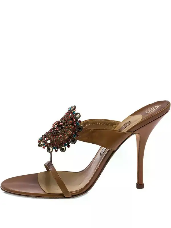 GINA 110mm Embellished Heeled Sandals