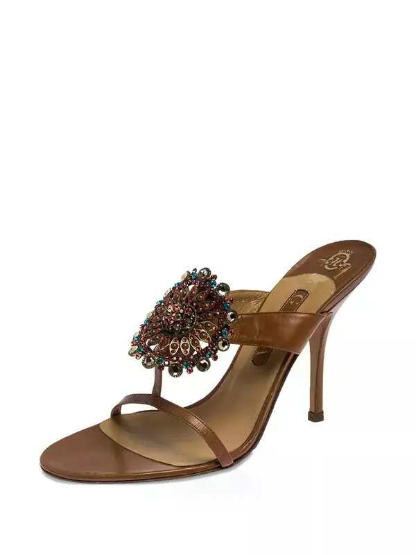GINA 110mm Embellished Heeled Sandals
