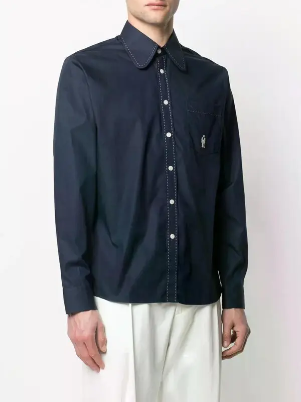 WALTER VAN BEIRENDONCK Round Embroidery Shirt
