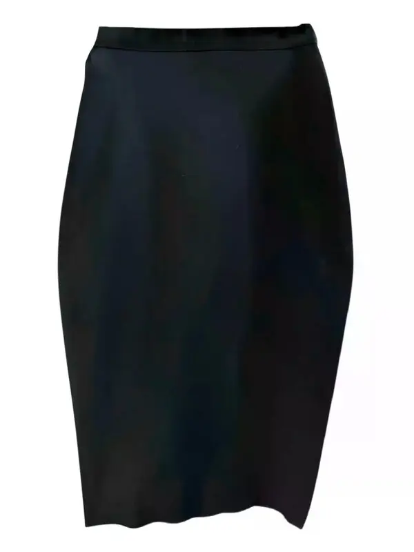 LANVIN Navy Blue Pencil Skirt