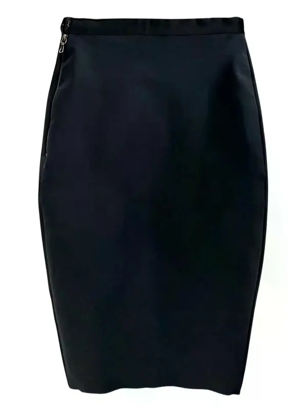 LANVIN Navy Blue Pencil Skirt