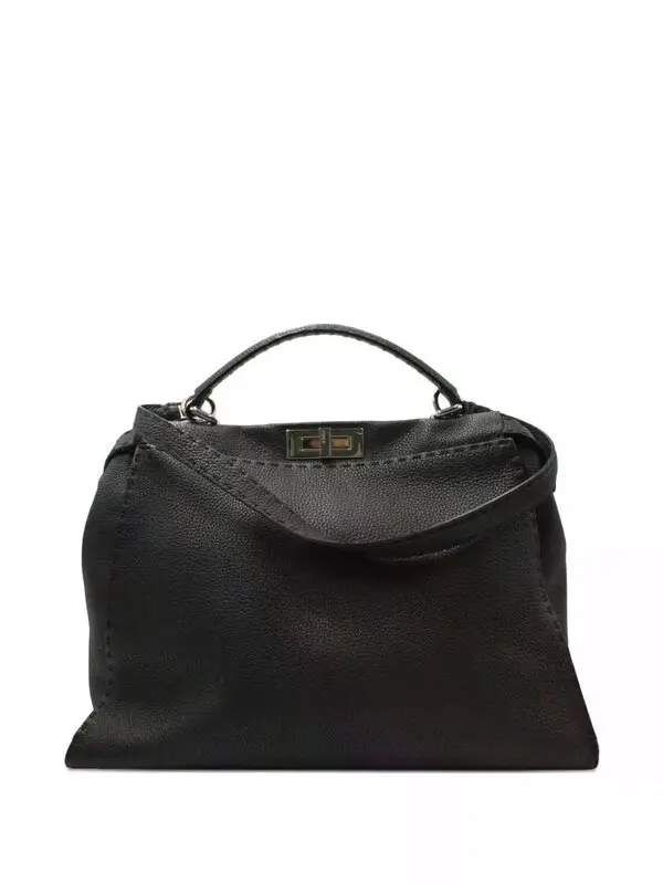 Fendi Medium Peekaboo Two-way Handbag - Black