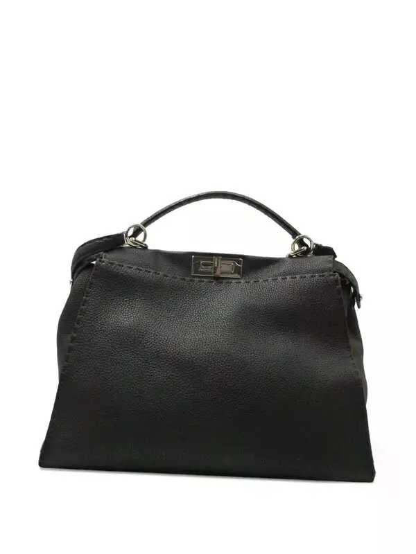 Fendi Medium Peekaboo Two-way Handbag - Black