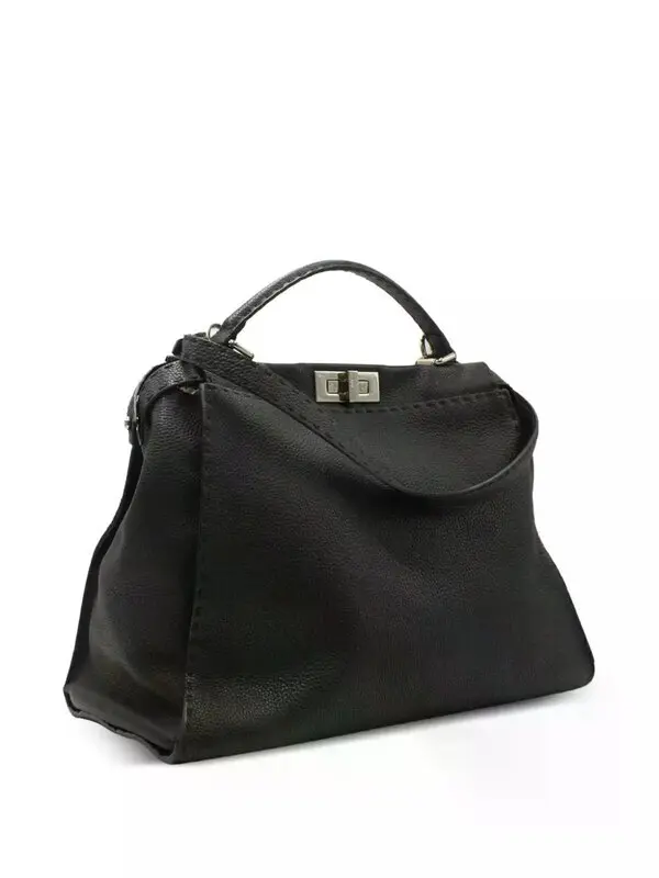Fendi Medium Peekaboo Two-way Handbag - Black