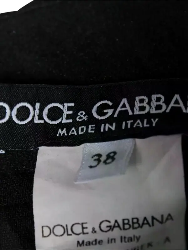 Dolce & Gabbana Wool Midi Skirt With Elasticated Waistband