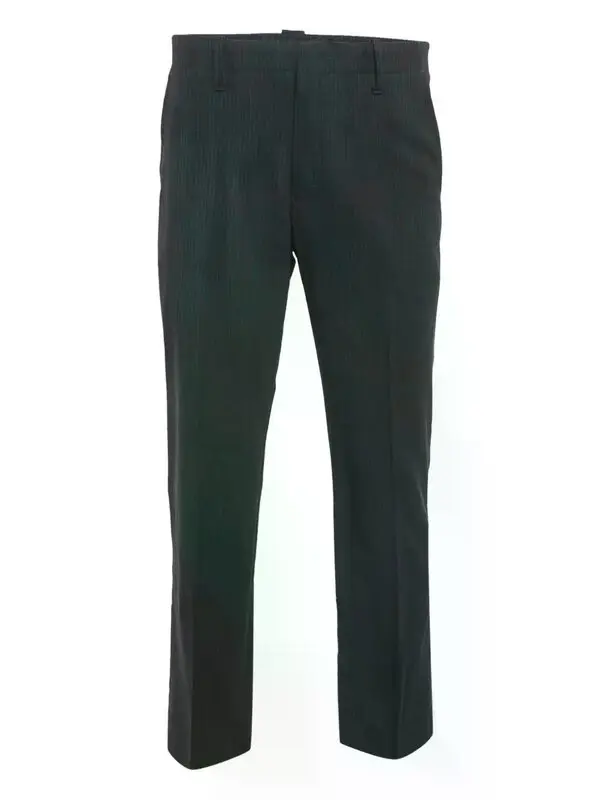 Emporio Armani Wool Pinstripe Trousers