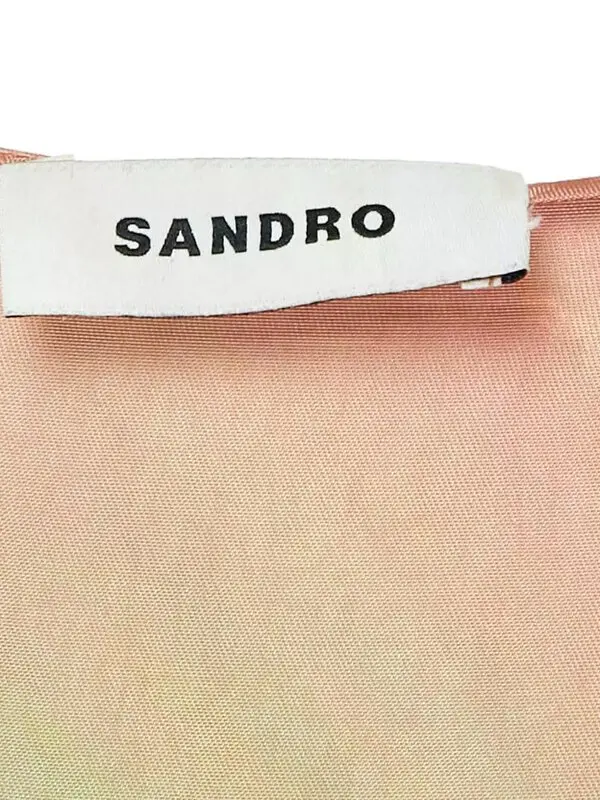 Sandro Puff-sleeved Tiered Dress