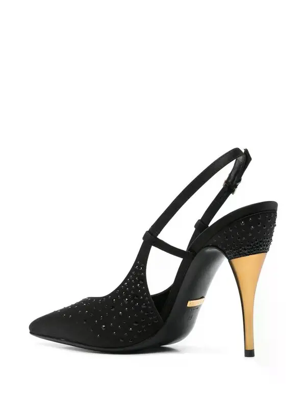 Gucci 115mm Crystal-embellished Slingback Pumps