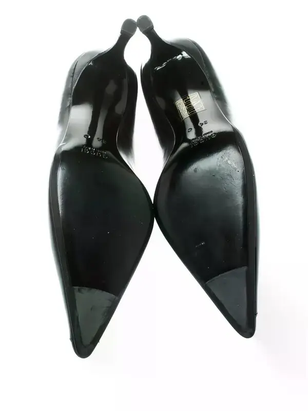 Gucci 80mm Pointed-toe Leather Pumps