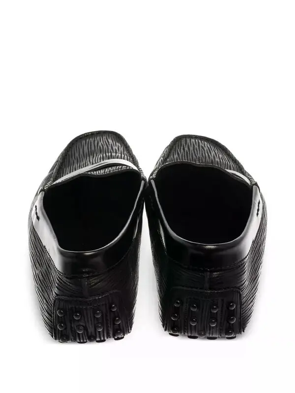 TOD'S Textured-leather Loafers