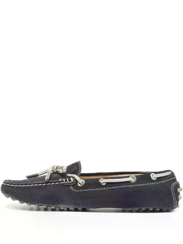 TOD'S Suede Loafers - Black