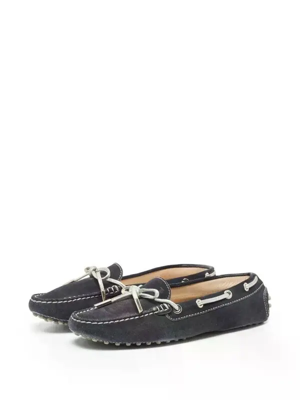 TOD'S Suede Loafers - Black