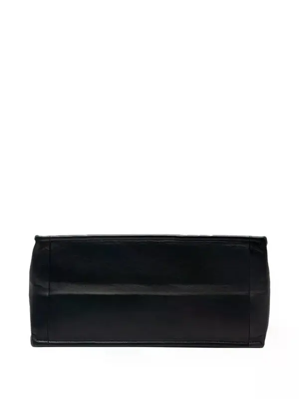 Dior Embossed Leather Book Tote Bag - Blue
