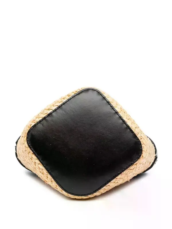 Loewe Mini Raffia Pebble Bucket Bag Satchel