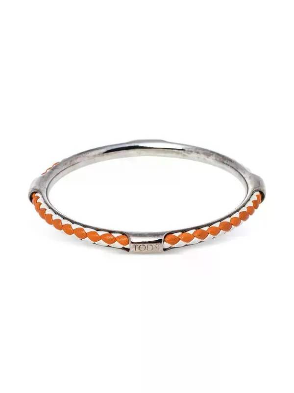 TOD'S Vintage Metal Bangle Bracelet - Silver