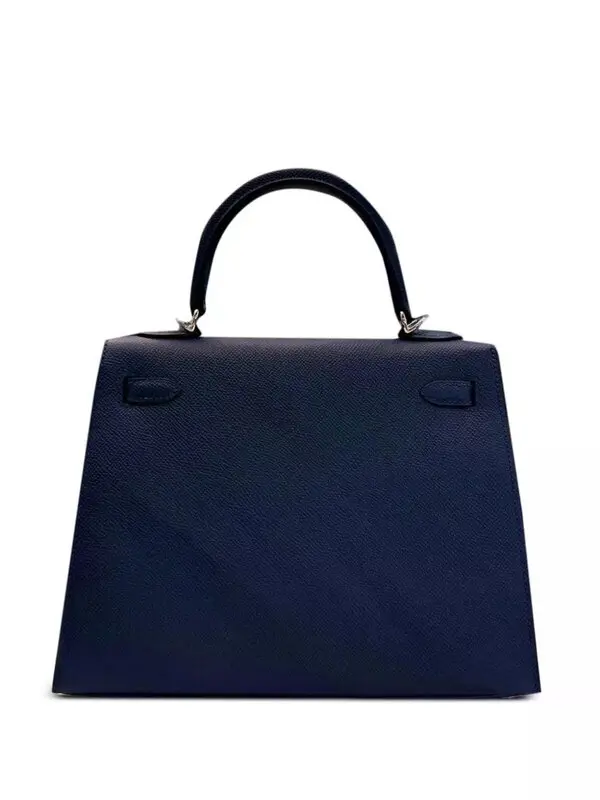 Hermès Kelly Sellier 25 Epsom-leather Palladium-hardware Tote Bag - Blue