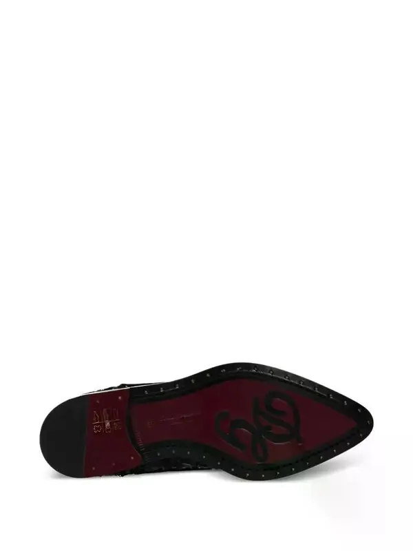 Dolce & Gabbana Sequined Lace-up Shoes