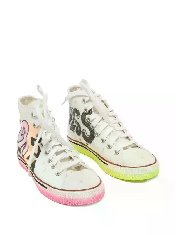 Vetements Graffiti High-top Sneakers