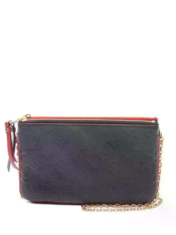 LOUIS VUITTON Pochette Double Zip Shoulder Bag - Blue