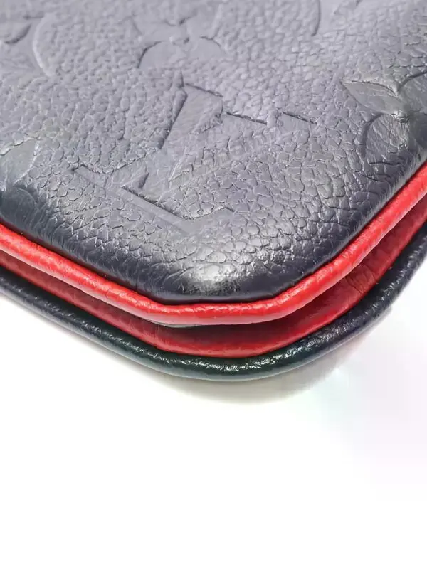 LOUIS VUITTON Pochette Double Zip Shoulder Bag - Blue