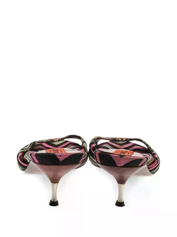 Missoni 65 Mm Zig-zag Pattern Sandals