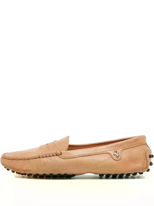 TOD'S Leather Loafers - Brown
