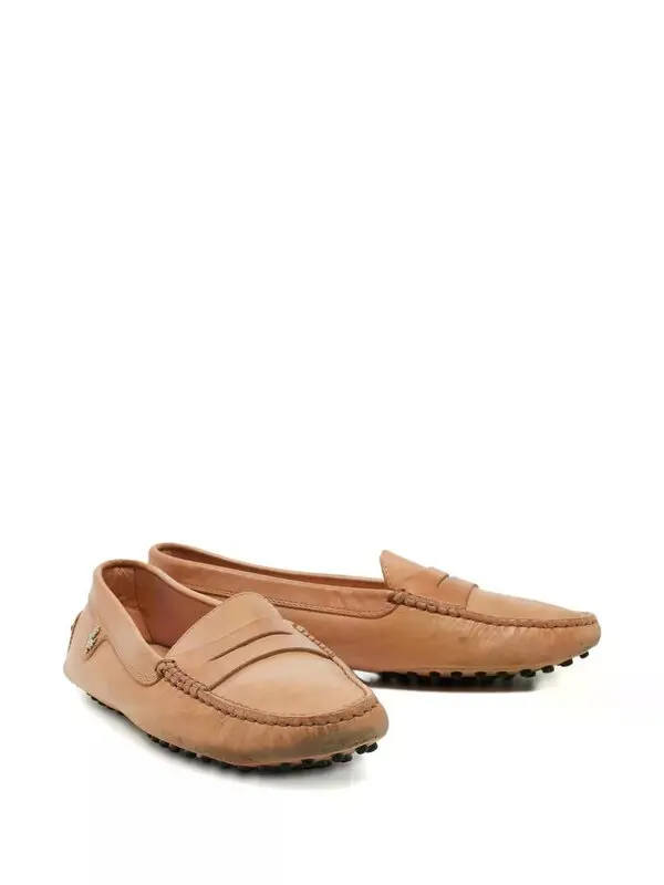 TOD'S Leather Loafers - Brown