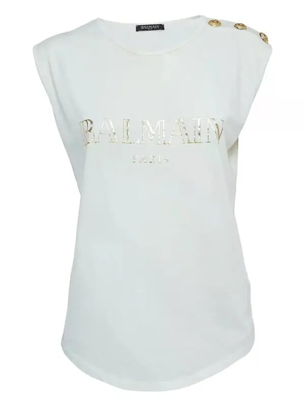 Balmain Logo-print T-shirt - White
