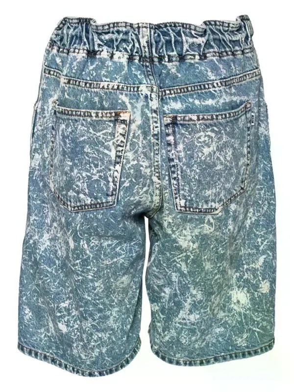 MSGM Acid Wash Drawstring Shorts