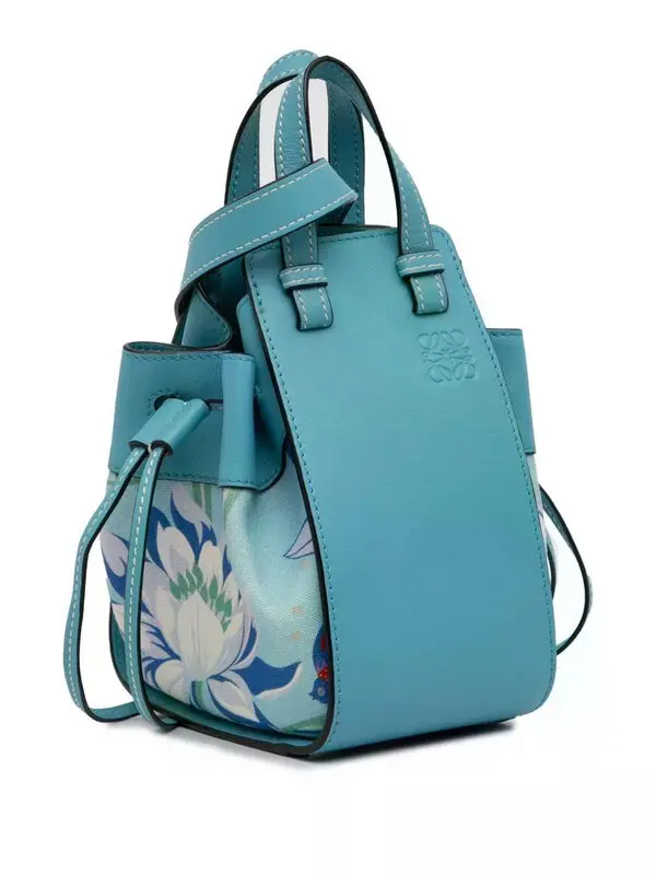 Loewe Mini Paula's Ibiza Hammock Satchel Bag - Blue