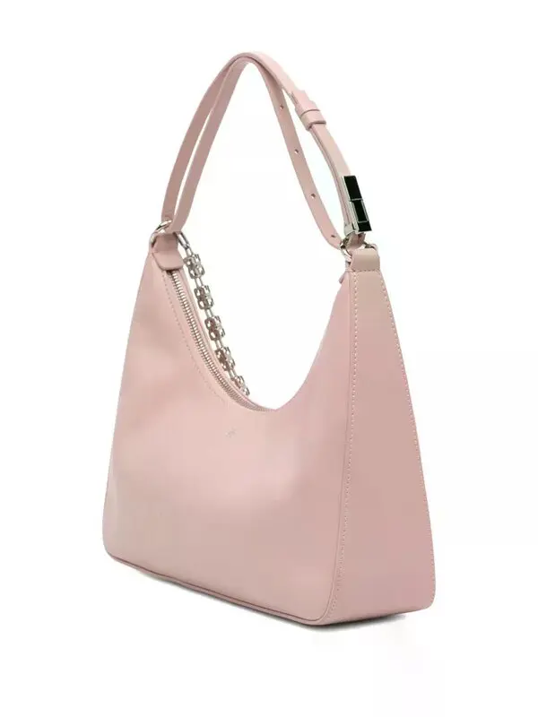 Givenchy Small Leather Moon Cut Out Satchel - Pink