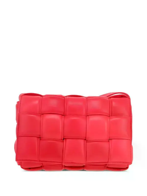 Bottega Veneta Cassette Shoulder Bag - Red