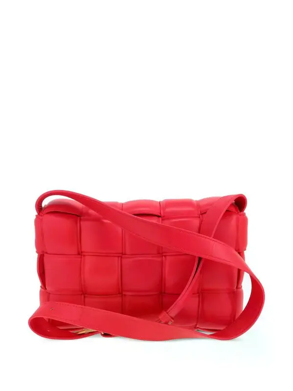 Bottega Veneta Cassette Shoulder Bag - Red