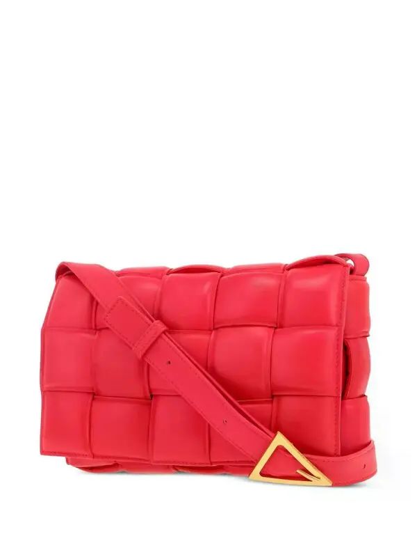Bottega Veneta Cassette Shoulder Bag - Red