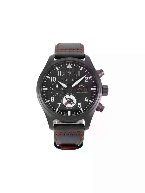 IWC SCHAFFHAUSEN Pilot's Chronograph Watch 44.5mm - Black