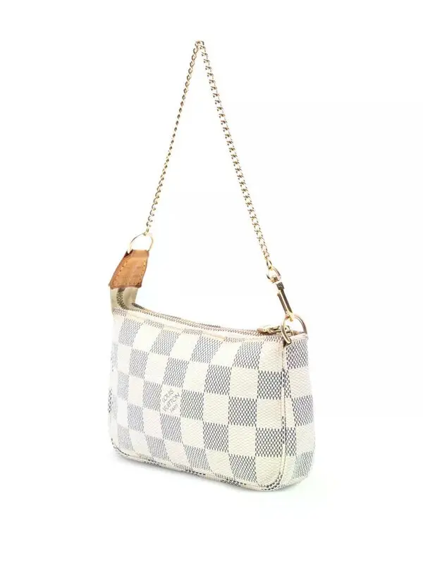 LOUIS VUITTON Damier Azur Mini Pochette Accessoires Handbag