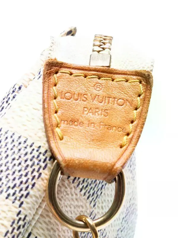 LOUIS VUITTON Damier Azur Mini Pochette Accessoires Handbag