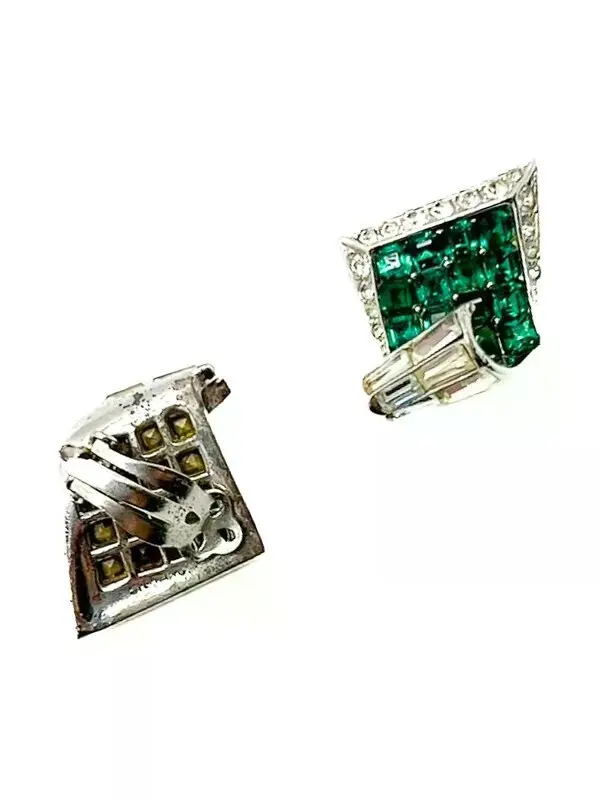 JENNIFER GIBSON JEWELLERY 1940s Marcel Boucher Earrings